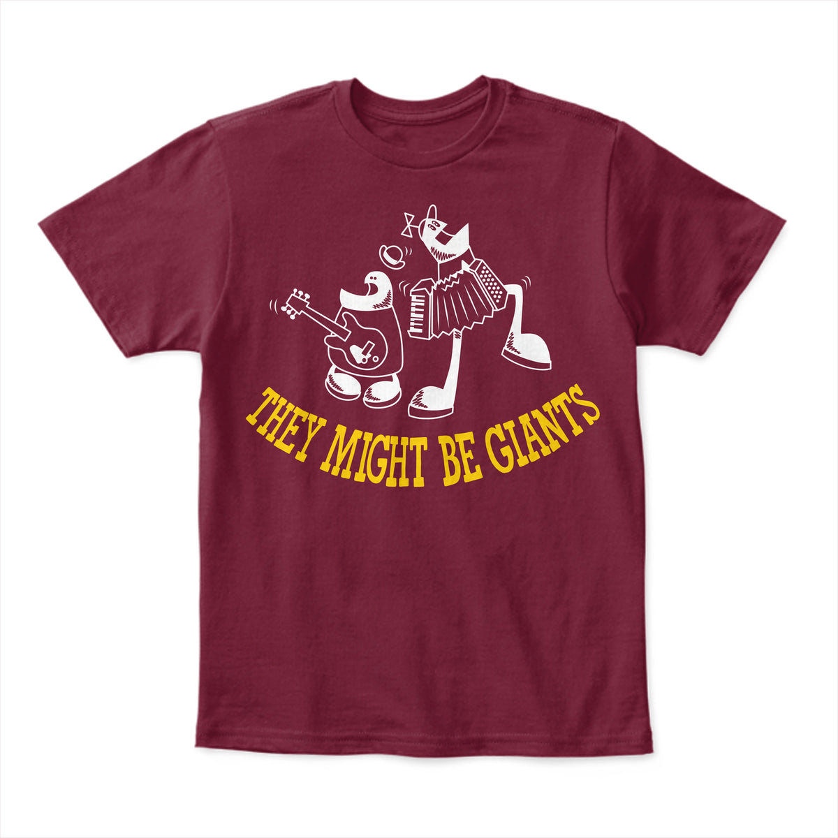 Homestar Runner Shirt on Maroon (Unisex) – They Might Be Giants
