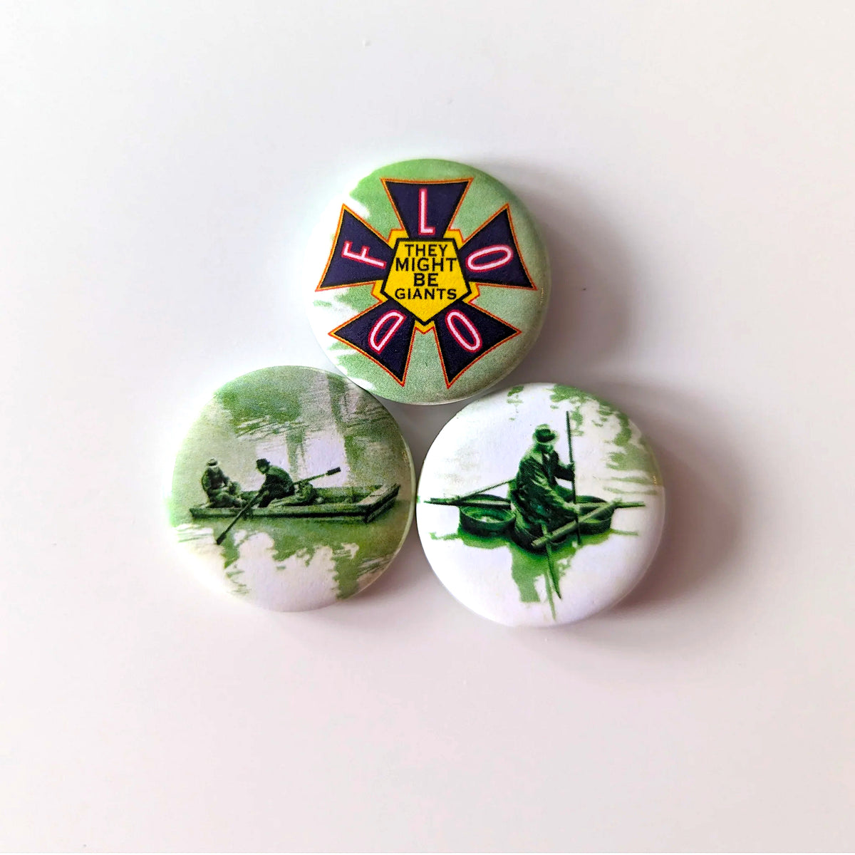 Flood Buttons (Set of 3) – They Might Be Giants